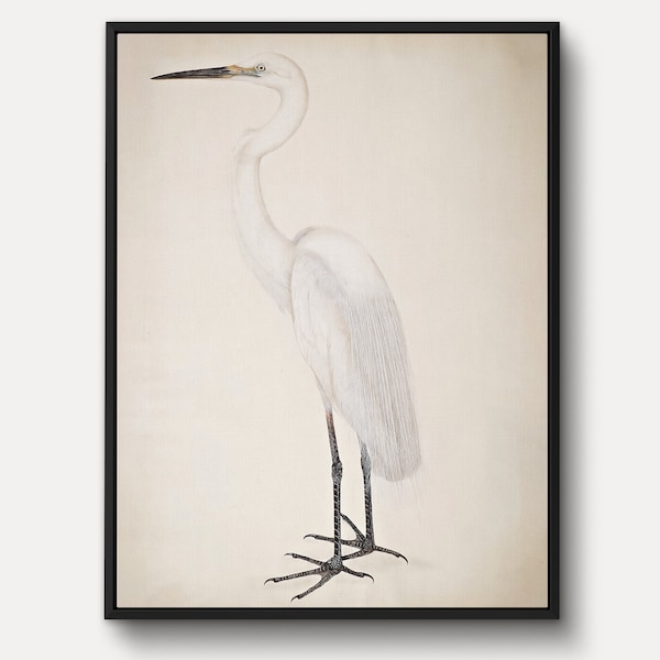 Egret Painting - Etsy