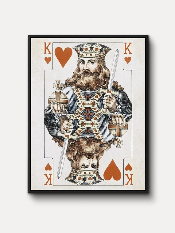 King Of Hearts Card Drawing