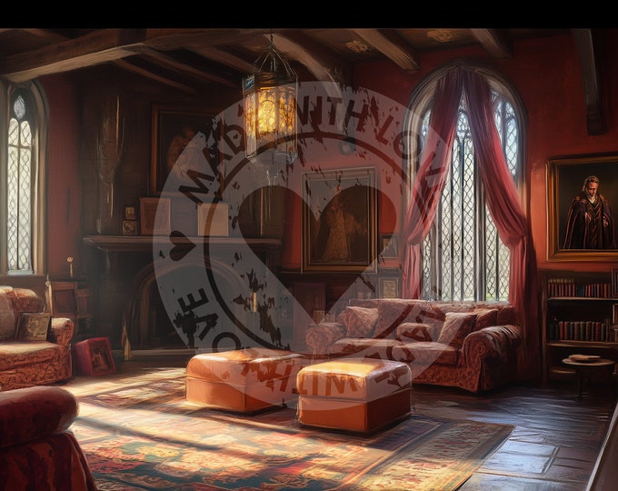 Magical Living Room Virtual Background for Microsoft Teams Zoom Webex ...