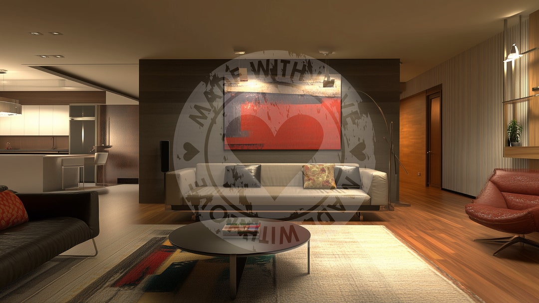 Another Modern Living Room Virtual Background for Microsoft Teams Zoom ...
