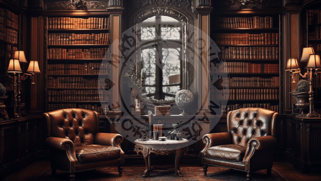 Cozy Library Virtual Background for Microsoft Teams Zoom Webex Google ...