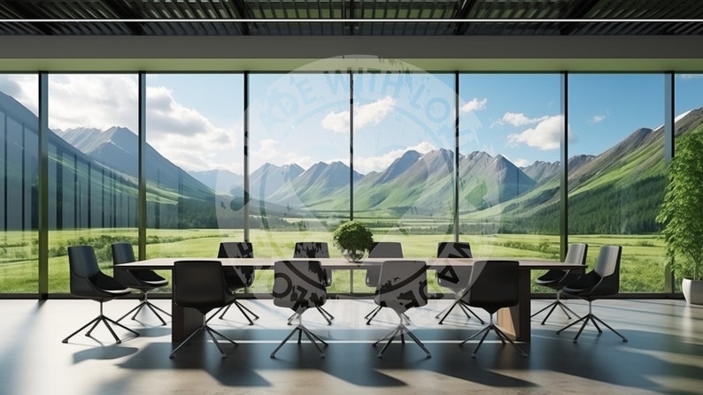 Modern Conference Room Virtual Background for Microsoft Teams Zoom ...