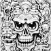 40 Printable Adult Coloring Pages - Hi-res Psychedelic Art - Etsy