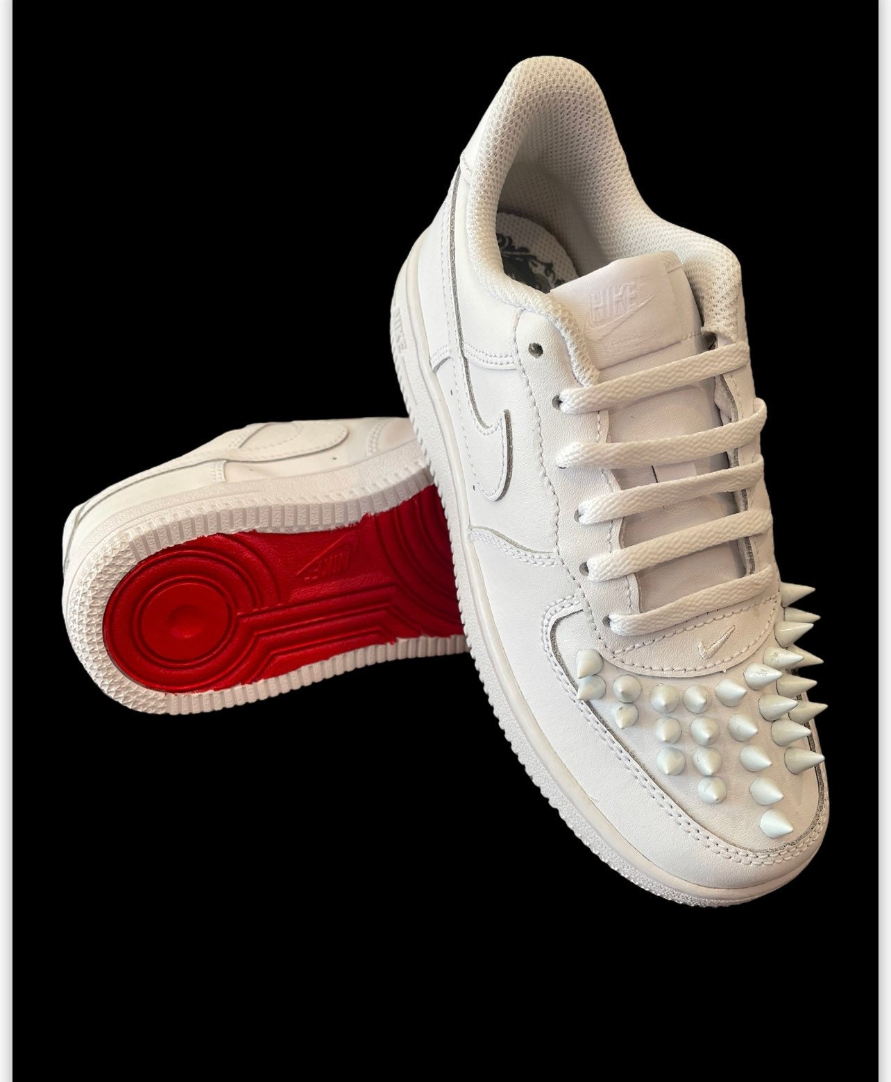 Nike Red Bottoms Air Force 1 at Mary Lockridge blog