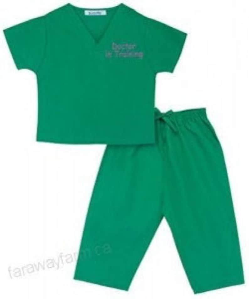 Personalized Monogrammed Kids' Scrubs Child's Scrub - Etsy UK