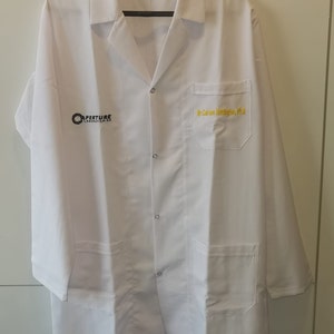 Personalized Logo Embroidered Lab Coats,embroider Your Logo and Name ...