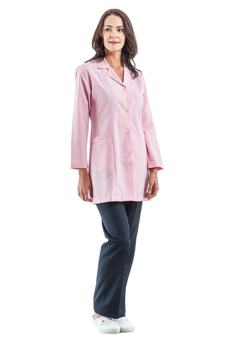 Light Pink, Colorful Lab Coats,lab Coats,embroidered Personalized Lab ...