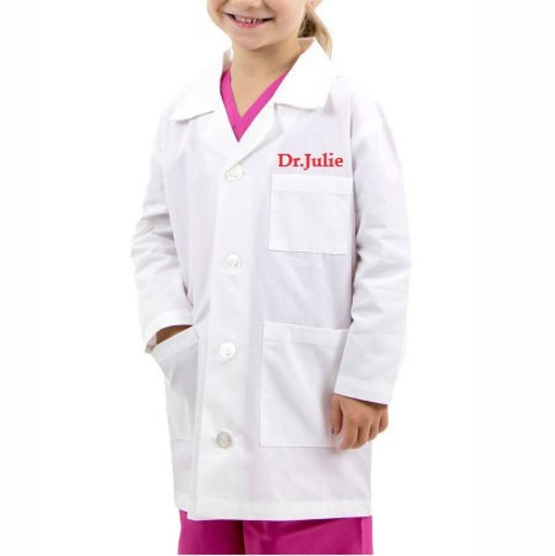 Personalized Monogrammed Kids' Doctor Coat,child's Doctor Coat,toddler ...