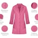 Light Pink, Colorful Lab Coats,lab Coats,embroidered Personalized Lab ...