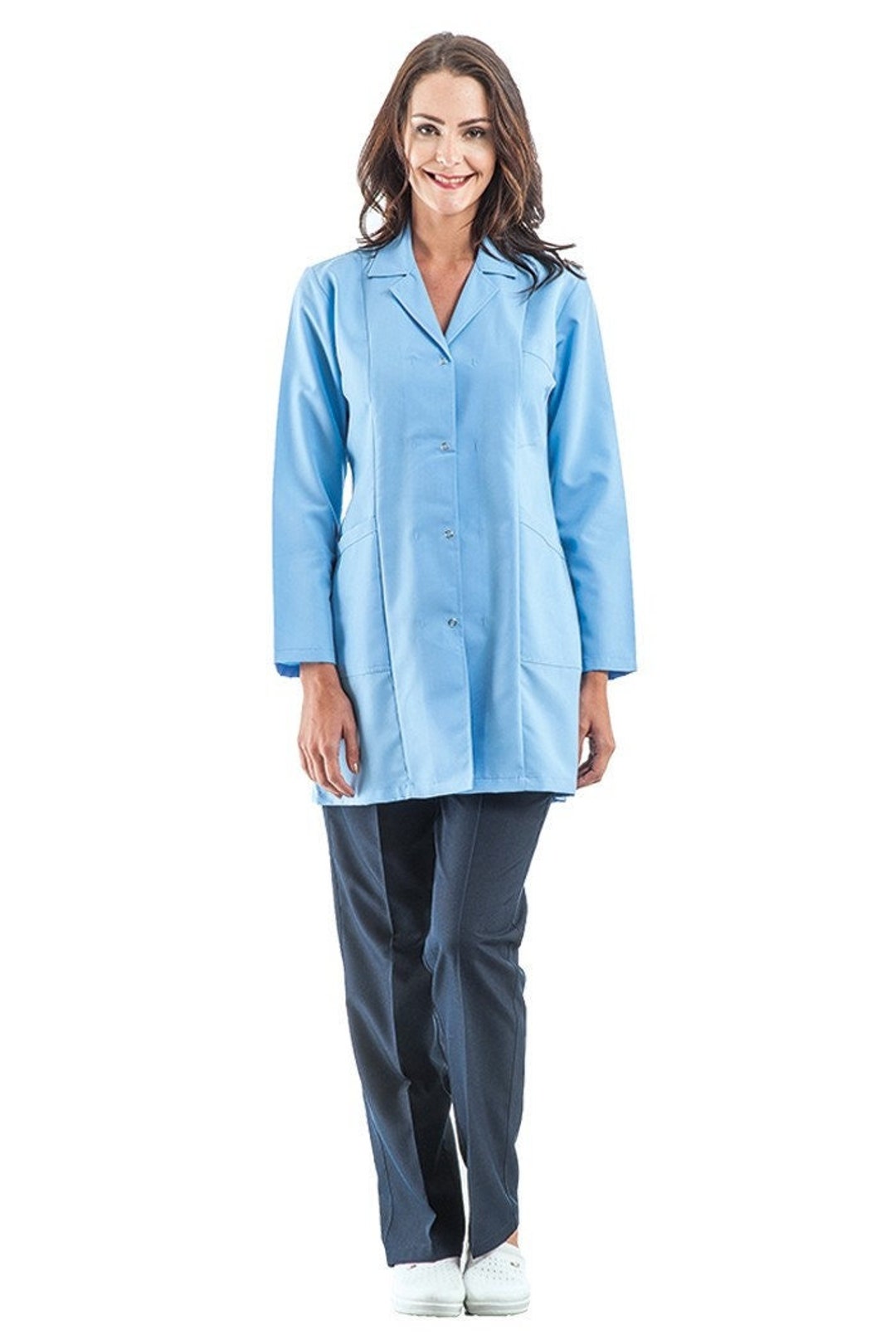 Light Blue, Colorful Lab Coats,lab Coats,embroidered Personalized Lab ...