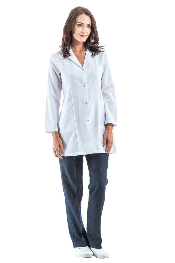 Light Pink Colorful Lab Coatslab Coatsembroidered | Etsy