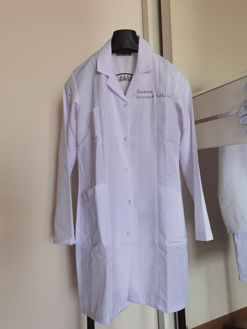 Custom Lab Coat, Embroidered Medical Lab Coat, Personalized Lab Coat ...
