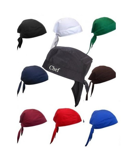 Embroidered Chef Hat19 Color Personalized Name Unique | Etsy