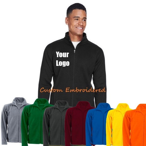 Custom Logo Fleece Jacket - Etsy
