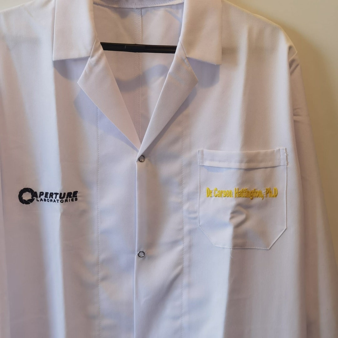 Personalized Logo Embroidered Lab Coats,embroider Your Logo and Name ...