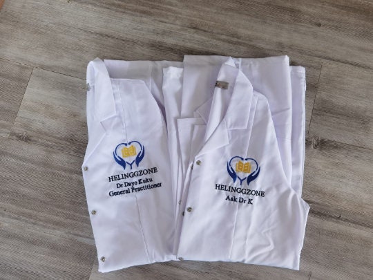 Personalized Logo Embroidered Lab Coatsembroider Your Logo - Etsy