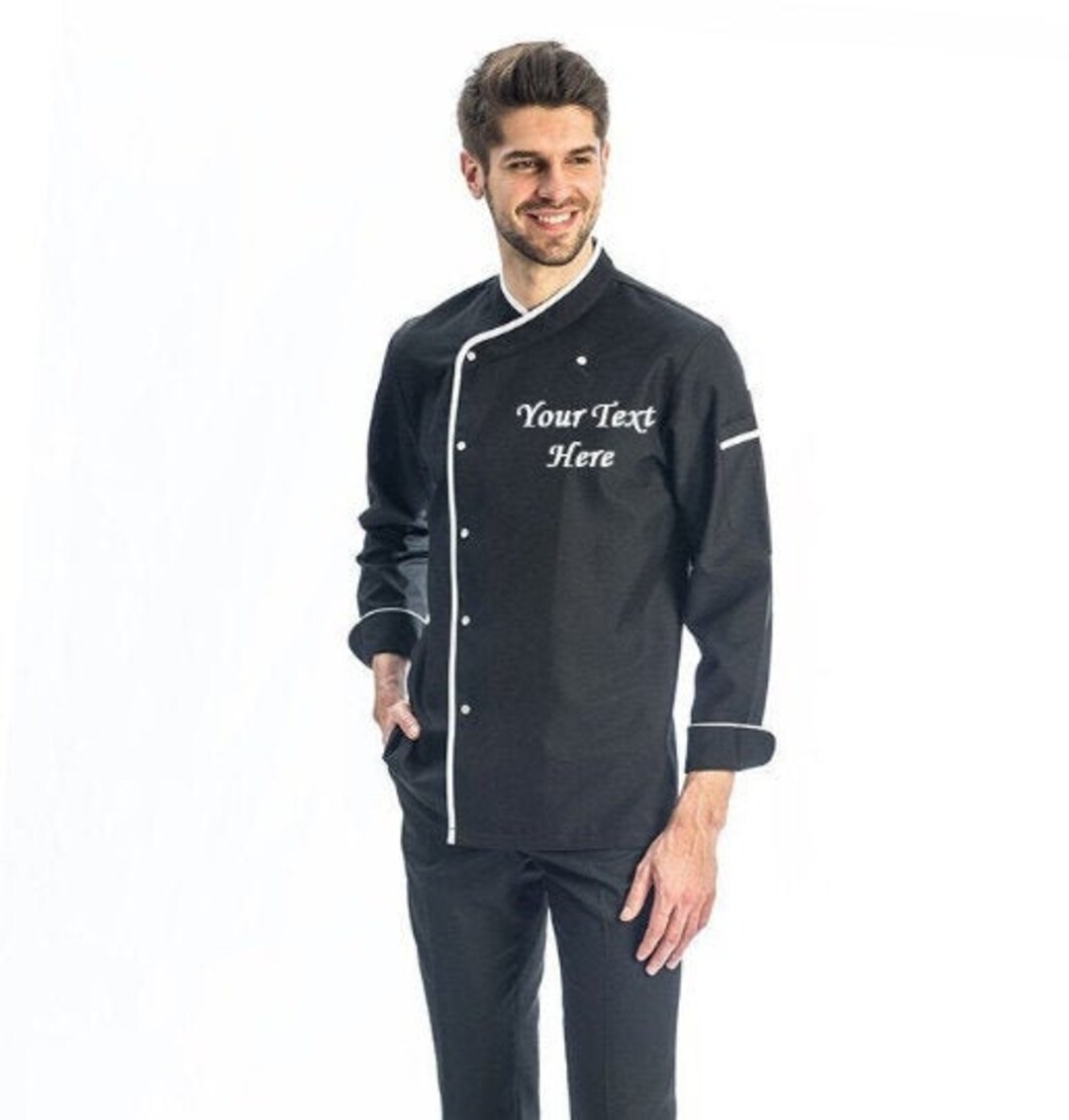 Executive Chef Coats,custom Chef's Jacket,coat Chef Cook,your Text Logo ...