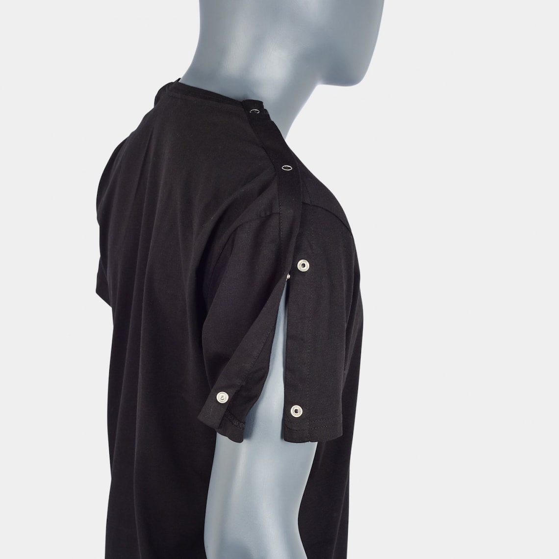 Shoulder Snap T-shirt Model,chemo Port Shirt | Rehabilitation Shirt ...