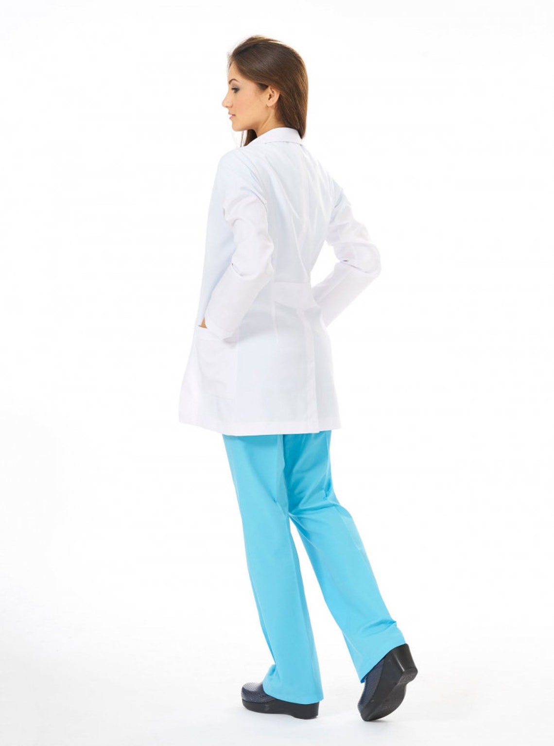 Medical Women's Missy Lab Coatmedical Uniformslab | Etsy