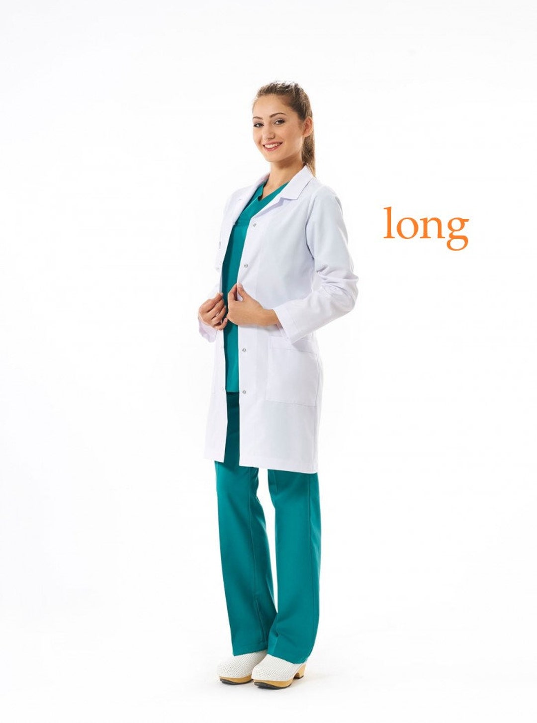 LONG Women's Missy Lab Coat--medical Uniforms--lab Coat--dentist Lab ...