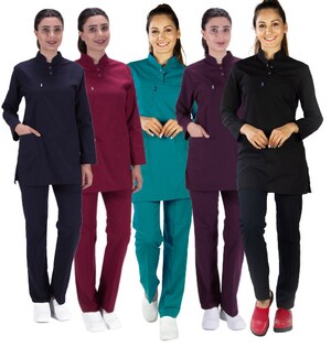 Long Sleeve Uniform ,muslim Scrubs , Lylac Nurse Uniform, Dentist ...