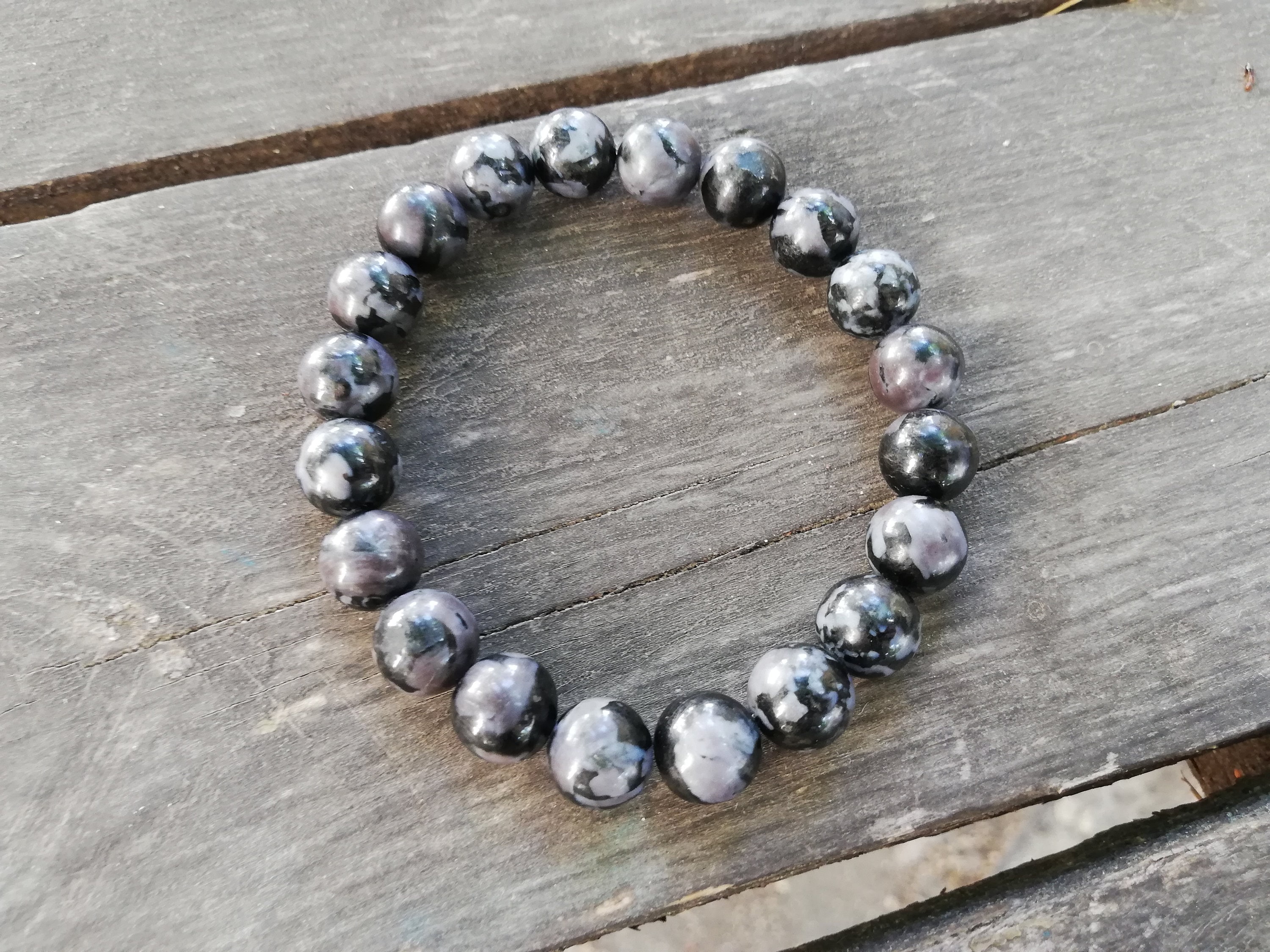 Mystic Merlinite Beads Bracelet 10 Mm 185 Cm - Etsy