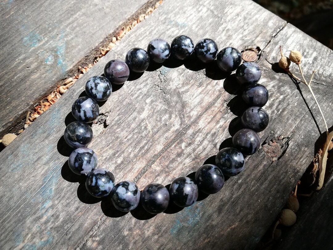 Mystic Merlinite Beads Bracelet 10 Mm, 18,5 Cm - Etsy