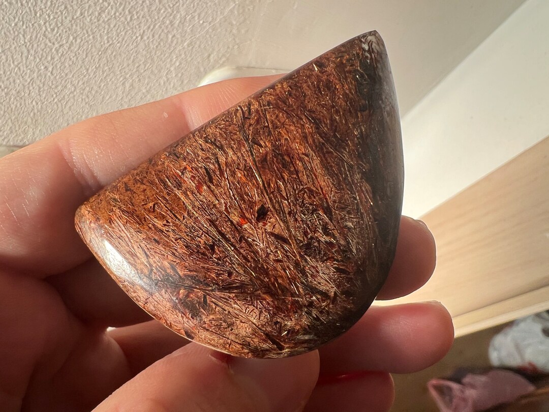 Extremely Rare Astrophyllite Palm Stone 59x39 Mm 250 Ct Russia - Etsy