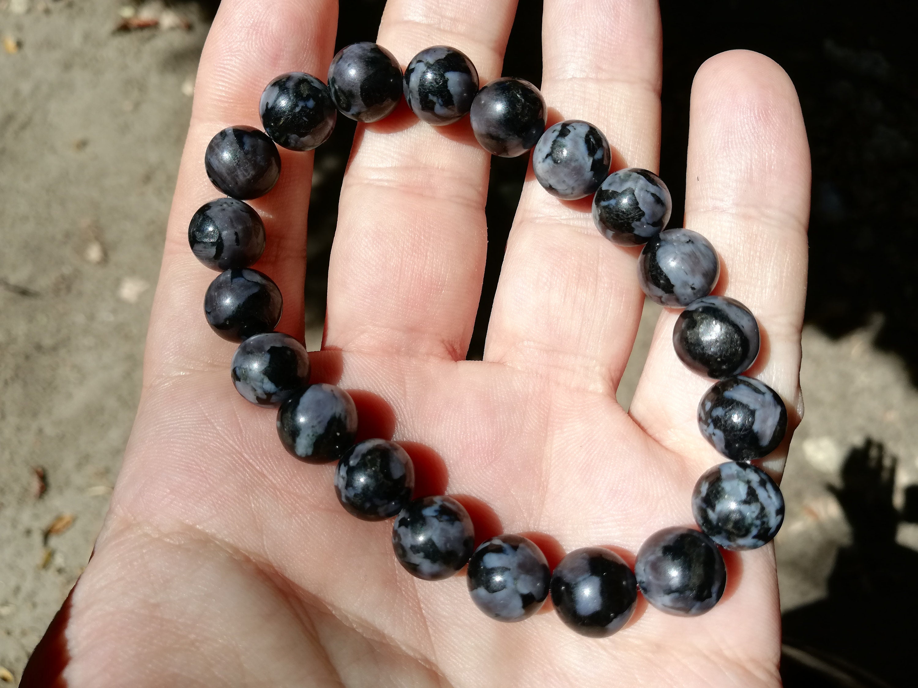 Mystic Merlinite Beads Bracelet 10 Mm, 18,5 Cm - Etsy