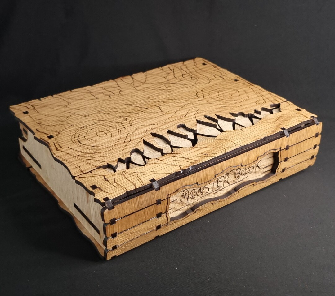 Deluxe Monster Book Card Box - Etsy