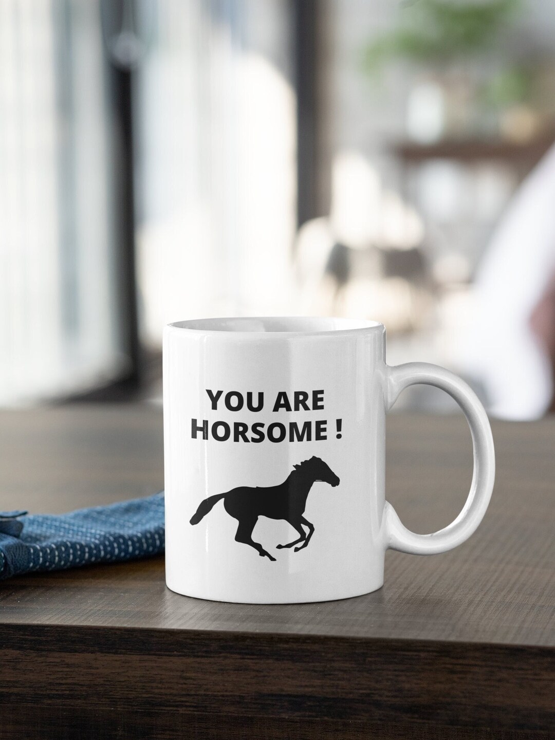 Gift for horse rider, funny inspo coffee mug, you are awesome you are ...
