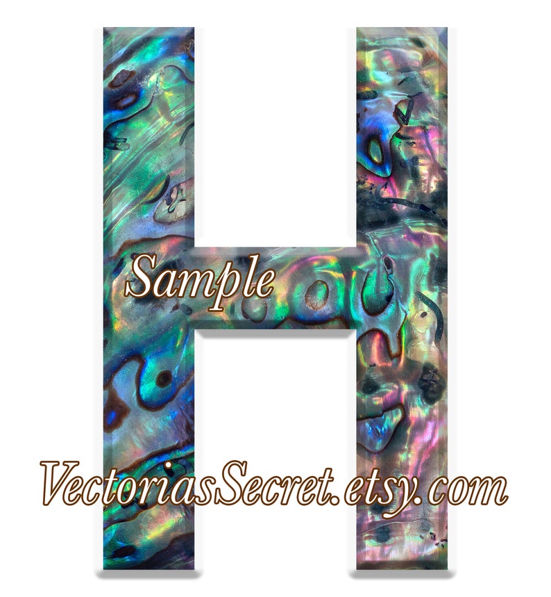 Abalone Iridescent Colours Alphabet, Holographic Font A-Z, Numbers ...