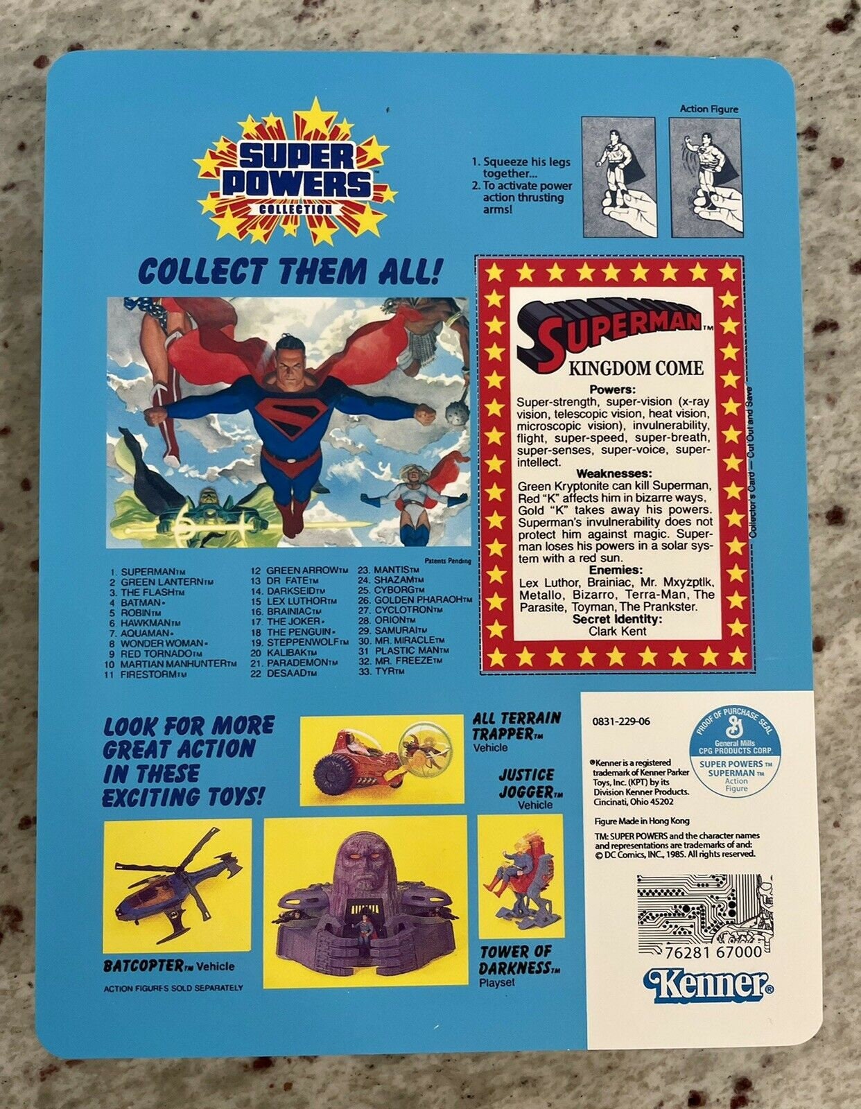 Custom Kenner Super Powers - KINGDOM COME SUPERMAN - Mint on Card ...