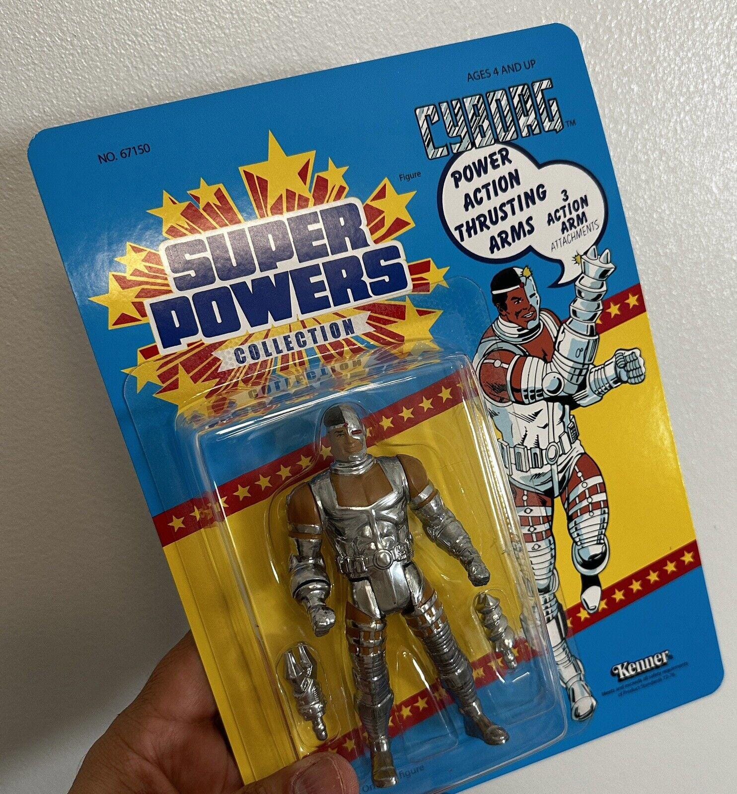 Custom Kenner - CYBORG - Super Powers Figure - MOC! - Etsy