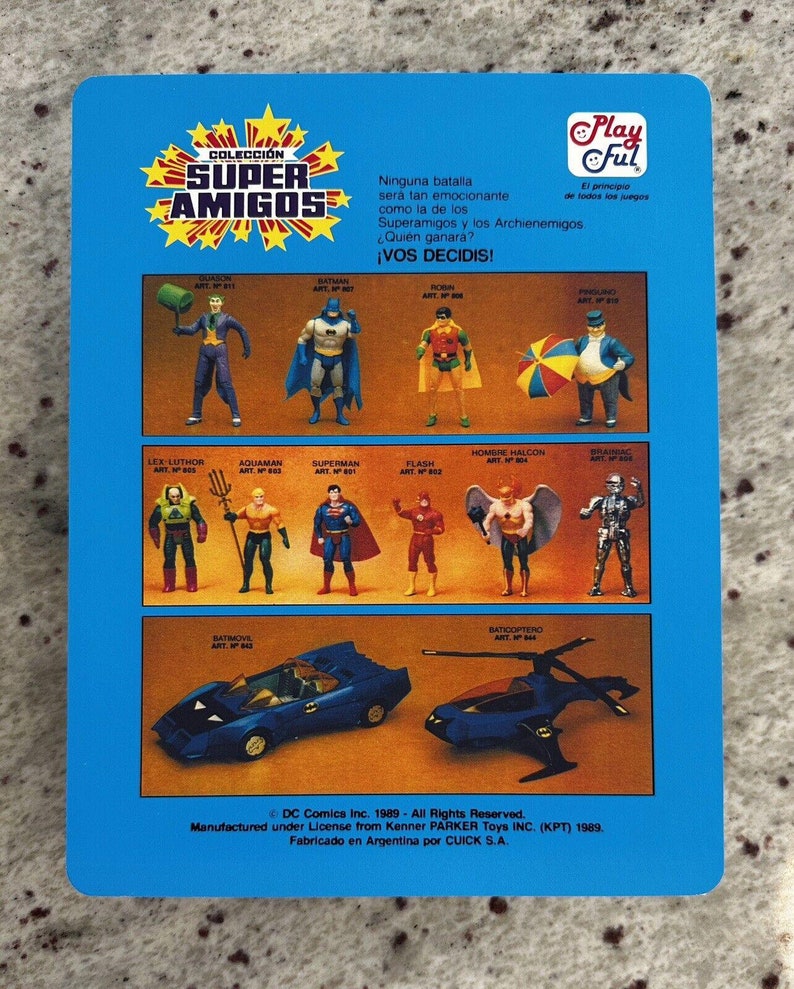 Custom Kenner Super Powers - SUPER AMIGOS RIDDLER - Mint-on-card! - Etsy