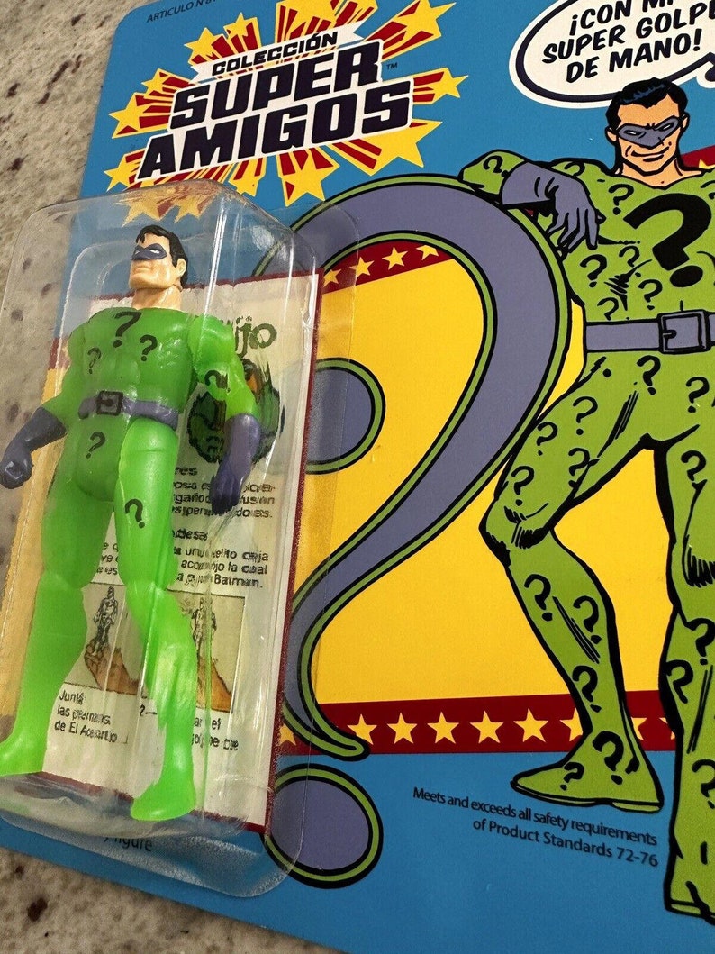 Custom Kenner Super Powers - SUPER AMIGOS RIDDLER - Mint-on-card! - Etsy