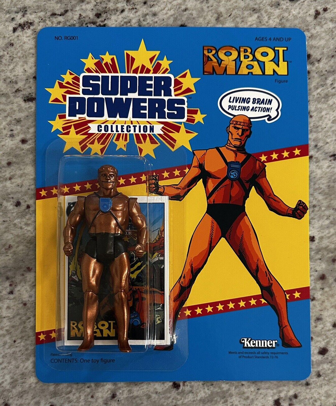 Custom DC Kenner Super Powers ROBOTMAN Figure - MOC - W/card! - Etsy