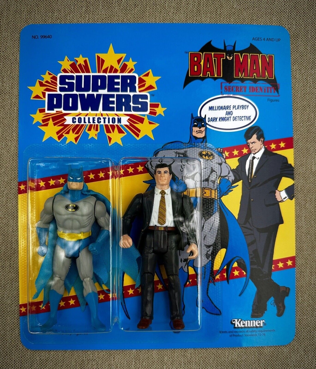 Custom Kenner Super Powers BATMAN & BRUCE WAYNE Moc Secret - Etsy
