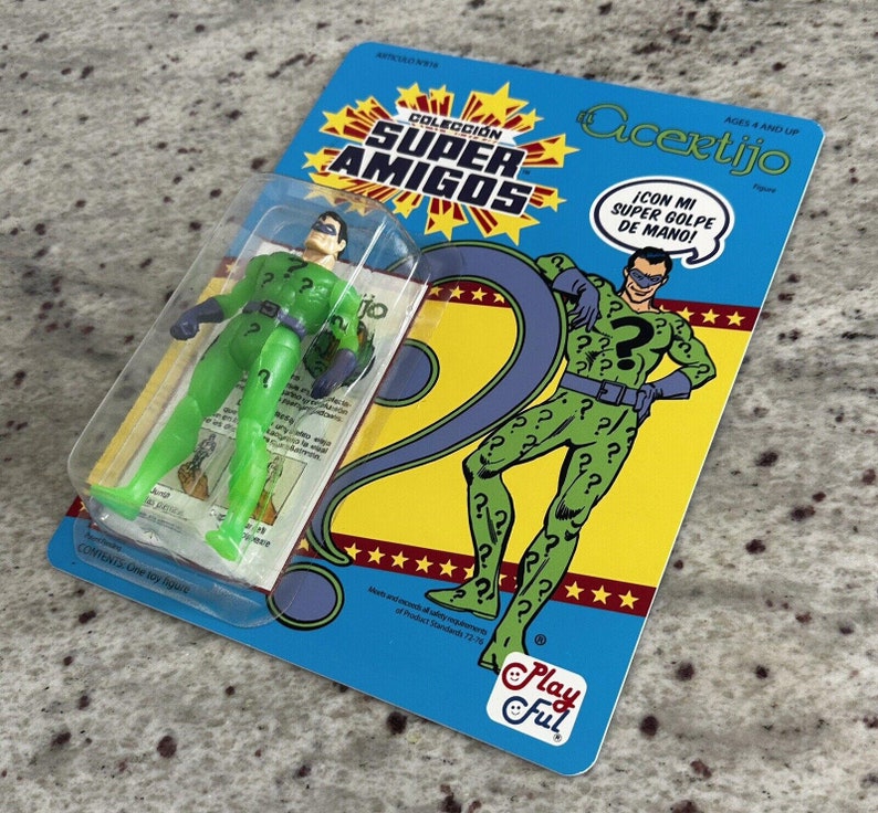Custom Kenner Super Powers SUPER AMIGOS RIDDLER - Etsy