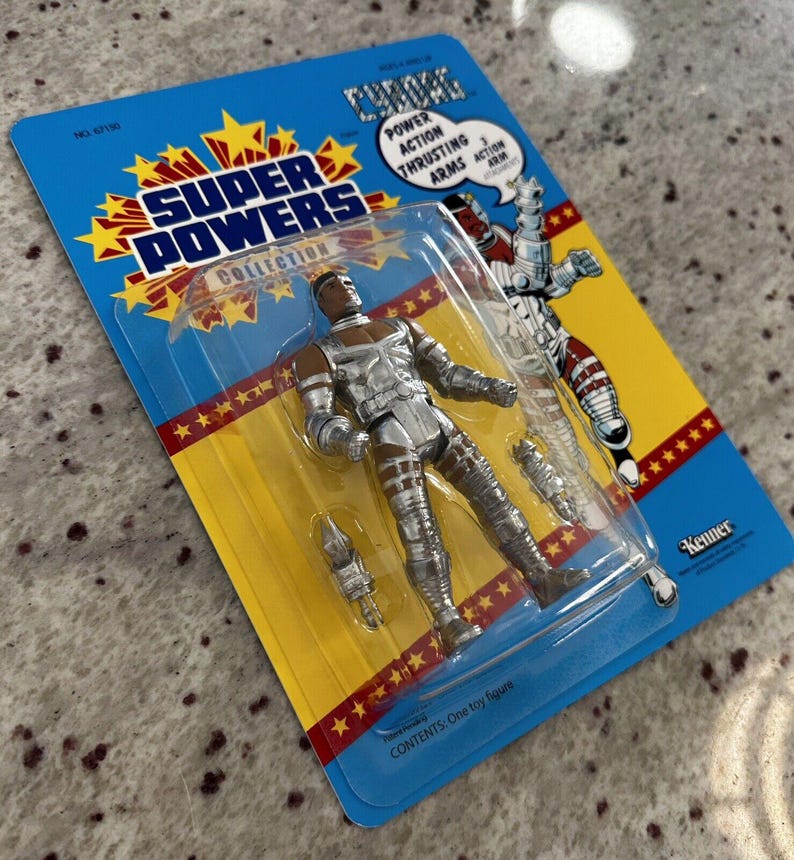 Custom Kenner - CYBORG - Super Powers Figure - MOC! - Etsy