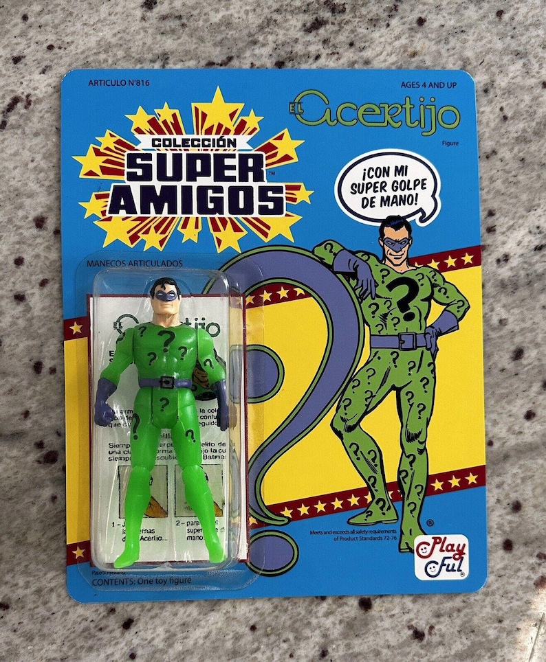 Custom Kenner Super Powers SUPER AMIGOS RIDDLER - Etsy