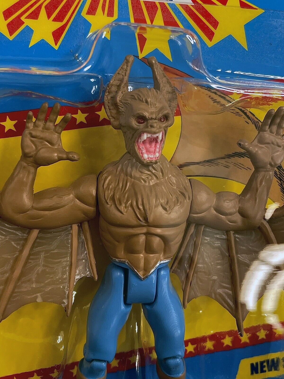 Custom DC Kenner Super Powers MAN-BAT Figure - Mint-on-card - Series 4 ...