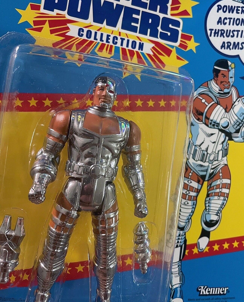 Custom Kenner CYBORG Super Powers Figure MINT on CARD | Etsy