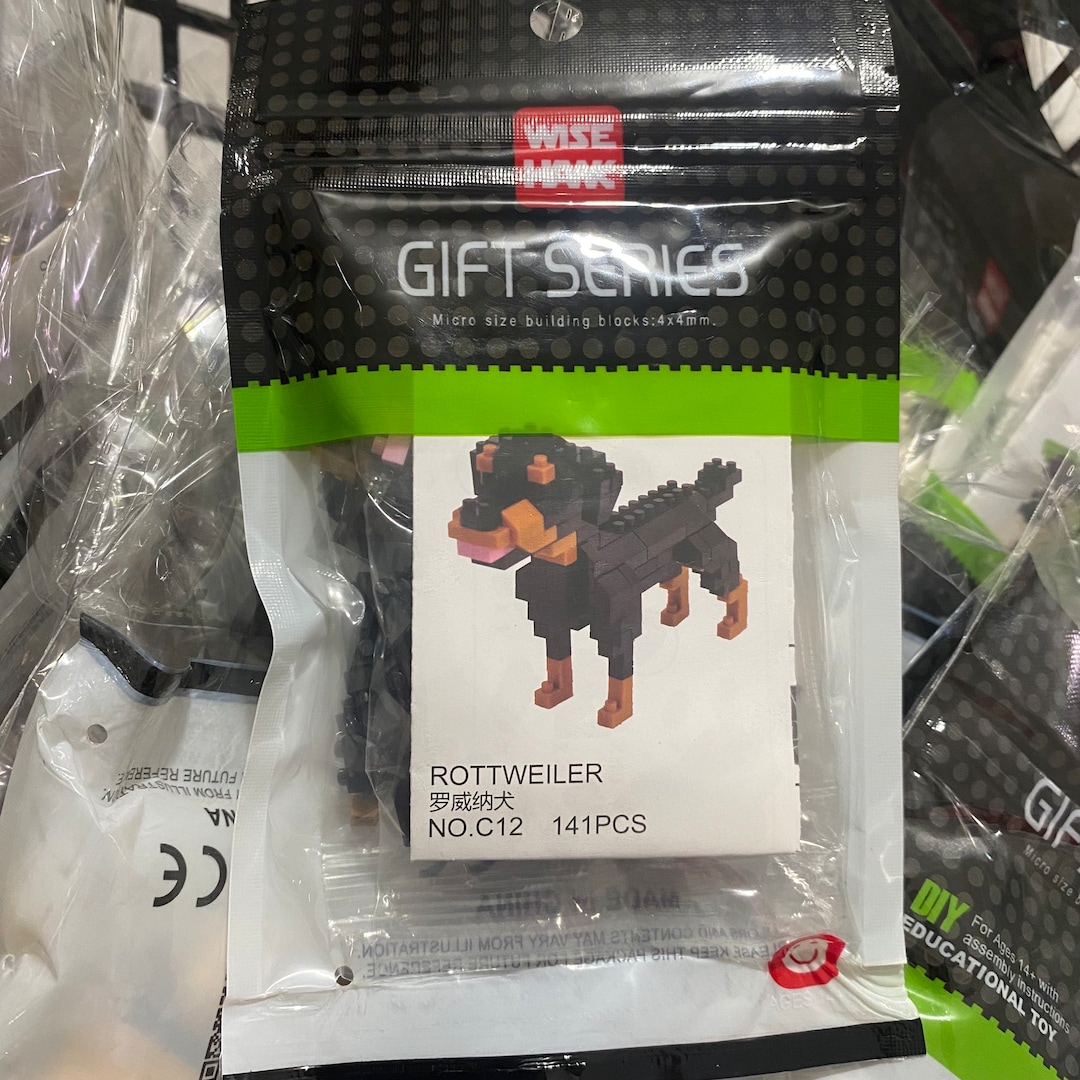 Rottweiler 141pcs Mini Building Blocks Set - Etsy