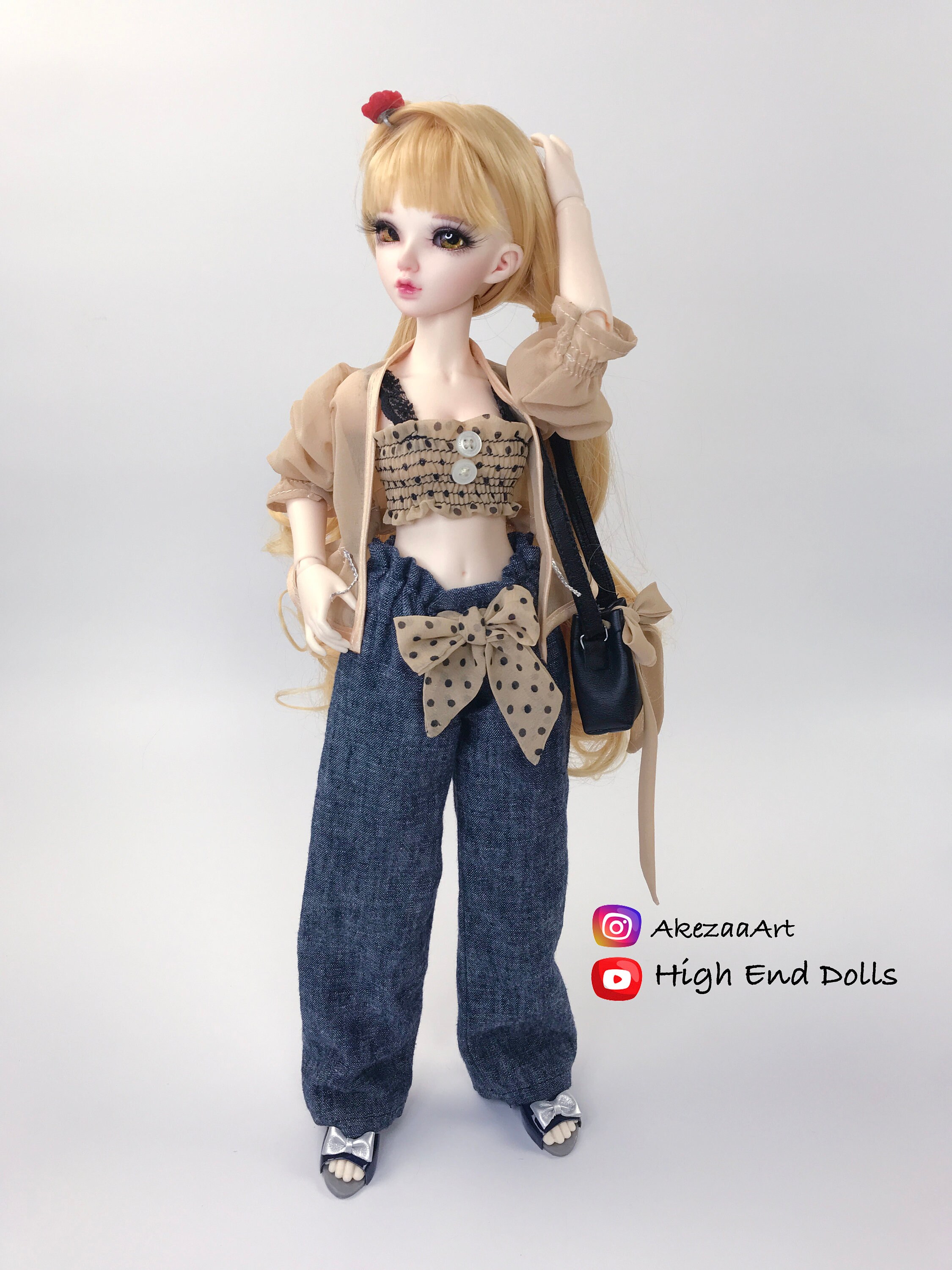 Minifee Pattern For Summer Outfit. 1/4 BJD Minifee Pattern. | Etsy