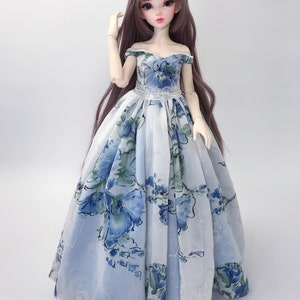 1/4 Bjd Minifee off Shoulder Dress Digital Pattern . Minifee Pdf ...