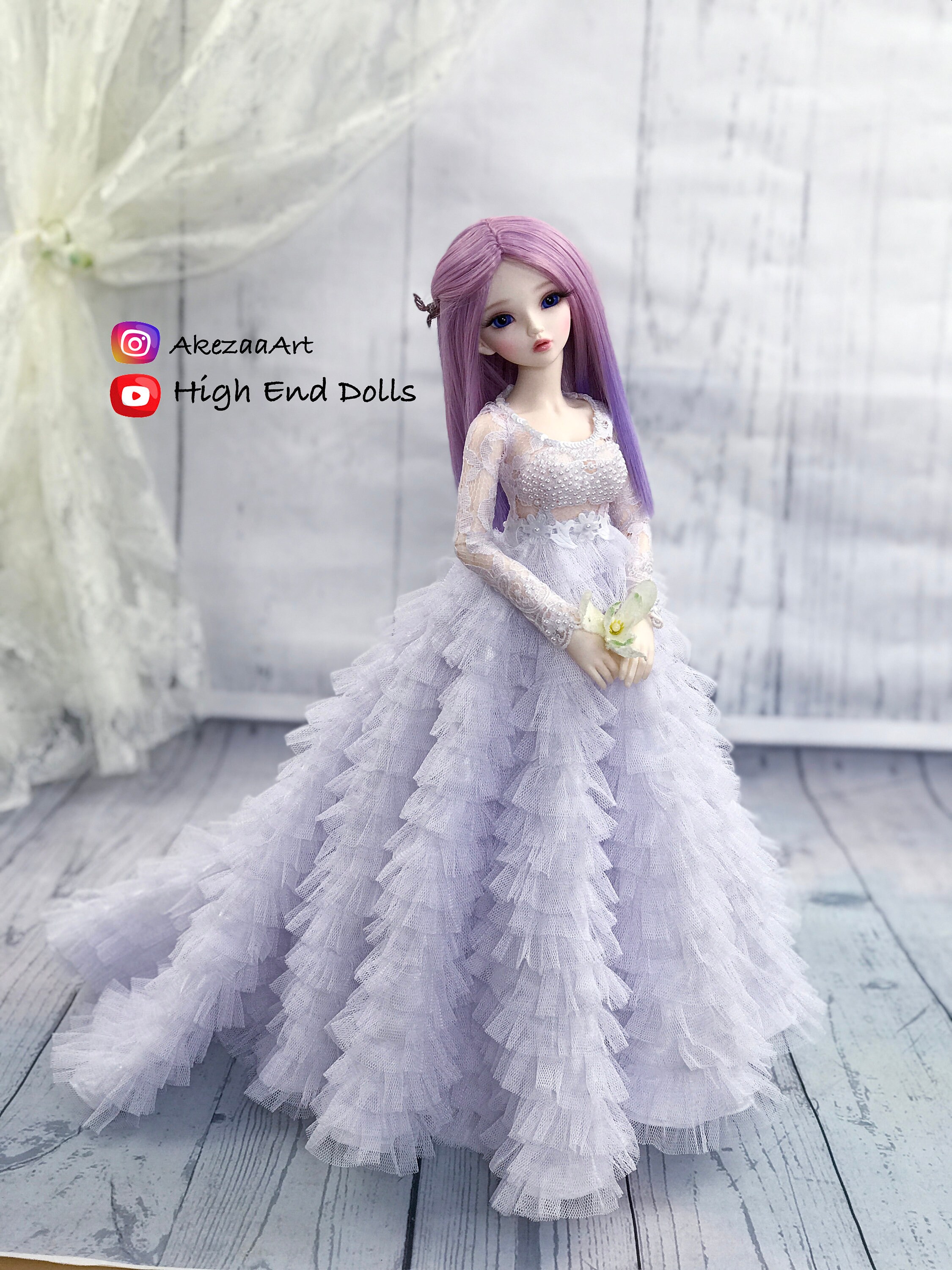 Minifee Wedding Dress Pattern. 1/4 BJD Minifee Pattern. | Etsy