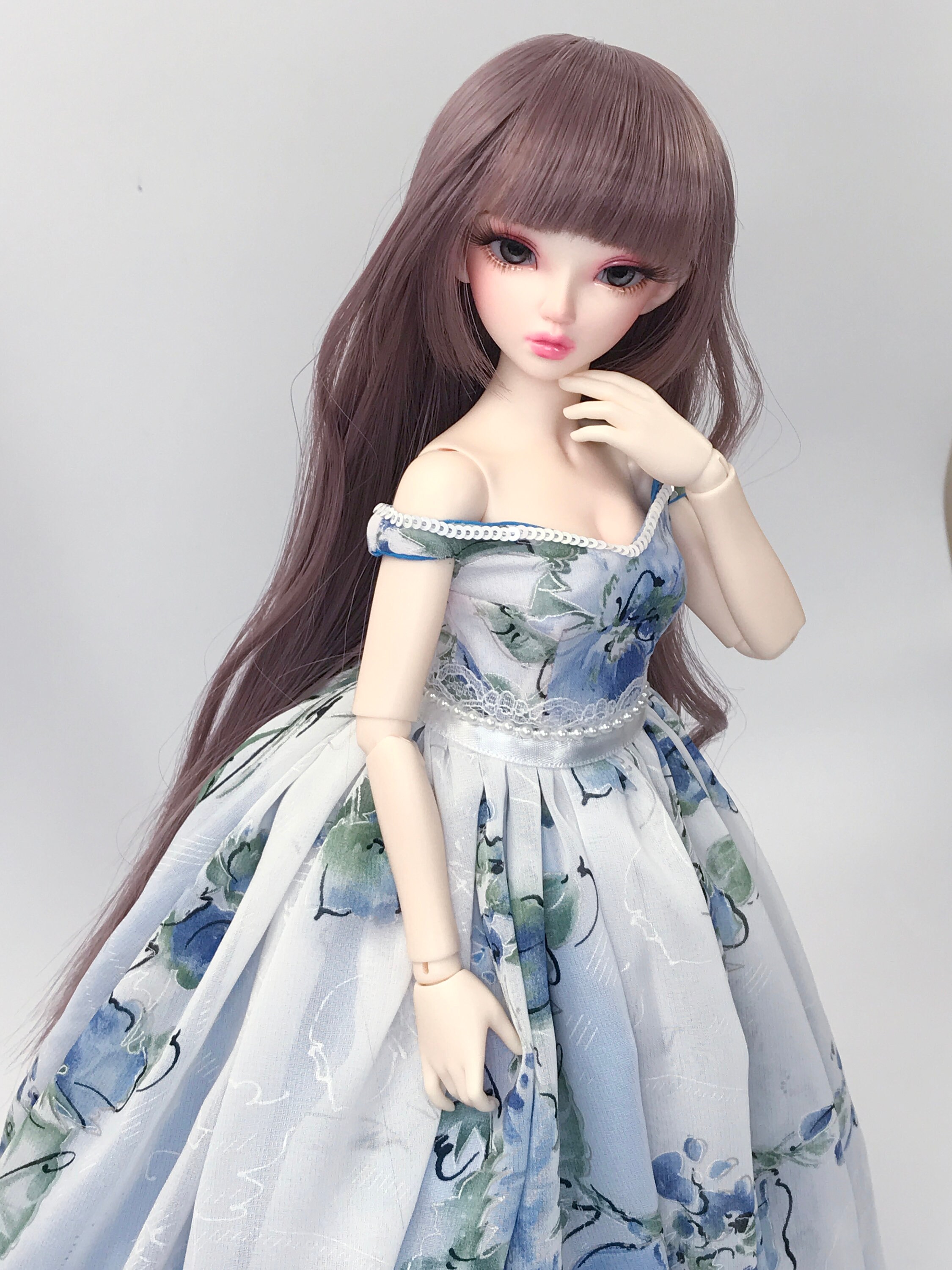 1/4 Bjd Minifee Off Shoulder Dress Digital Pattern . Minifee | Etsy