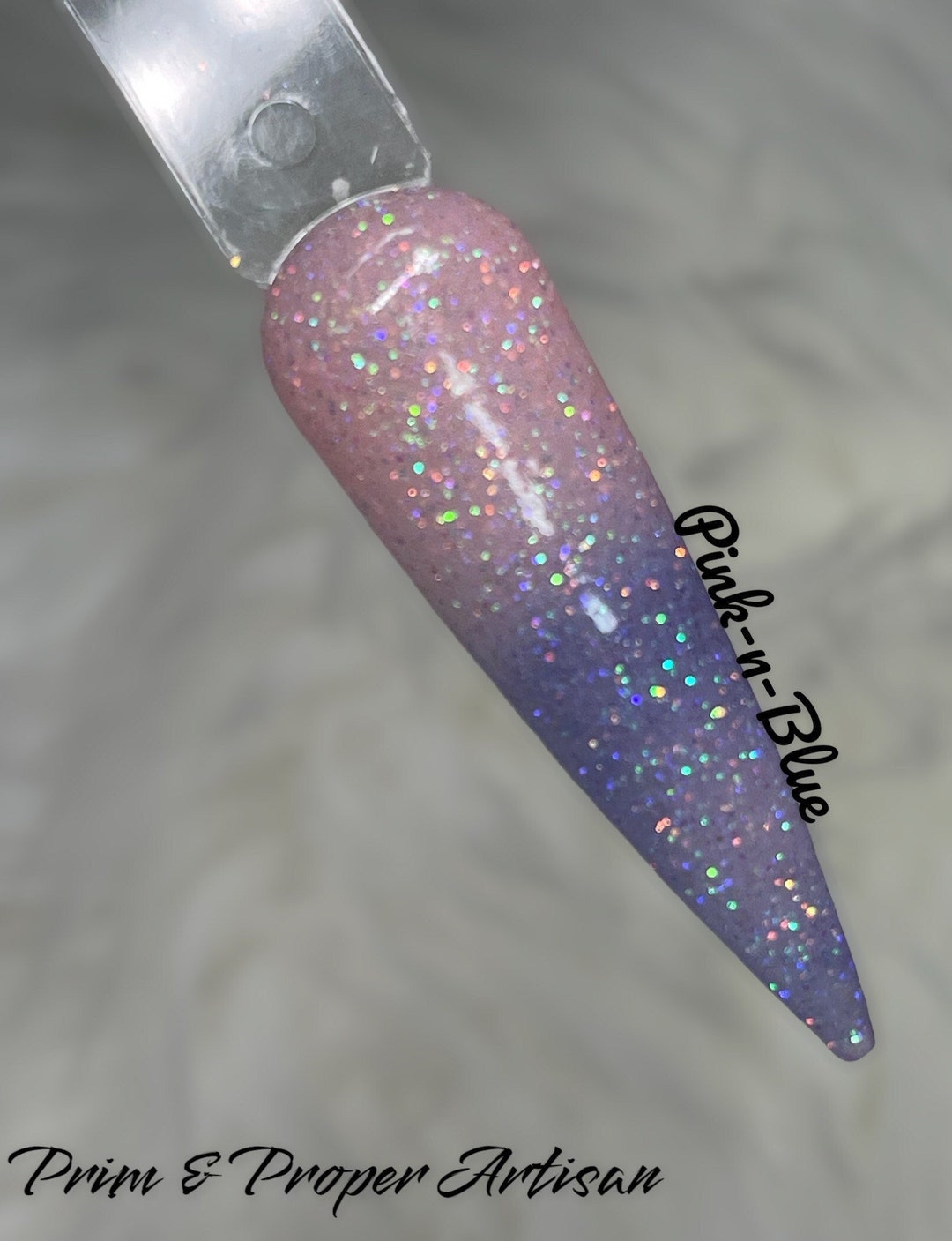Pink-n-blue- Nail Dip Powder. UV Nail Dip Powder. Dual Purpose Nail ...