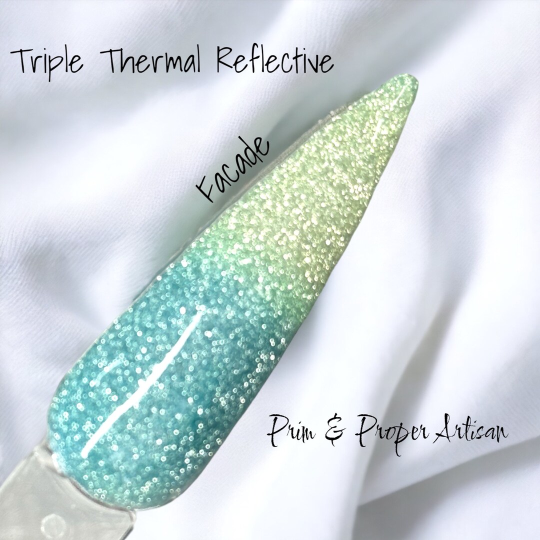 Facade- Triple Thermal Reflective Nail Dip. DIY Dip Nails. Dip Powder ...